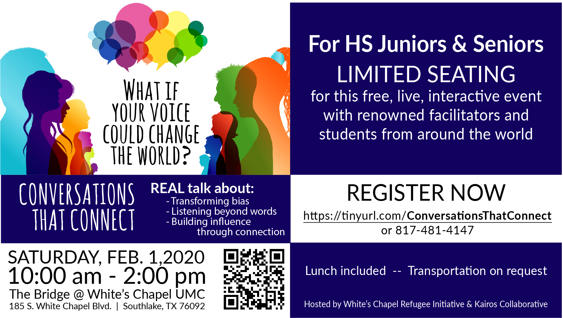 Conversations that Connect — 2/1/2020 – REFUGE TEXAS